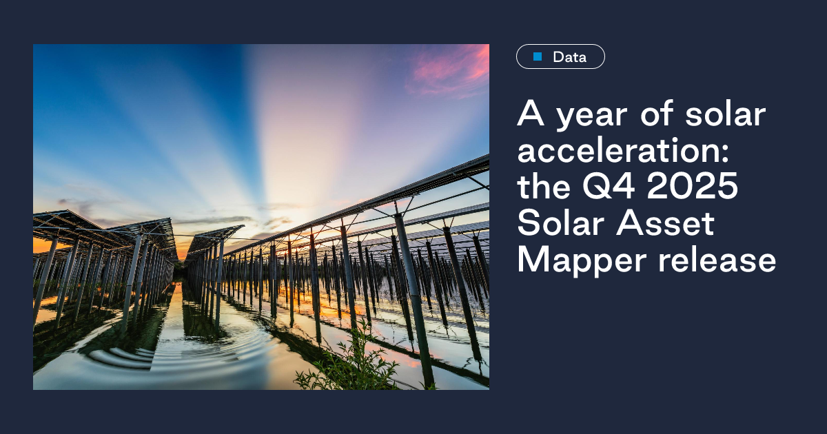 A year of solar acceleration: the Q4 2025 Solar Asset Mapper release