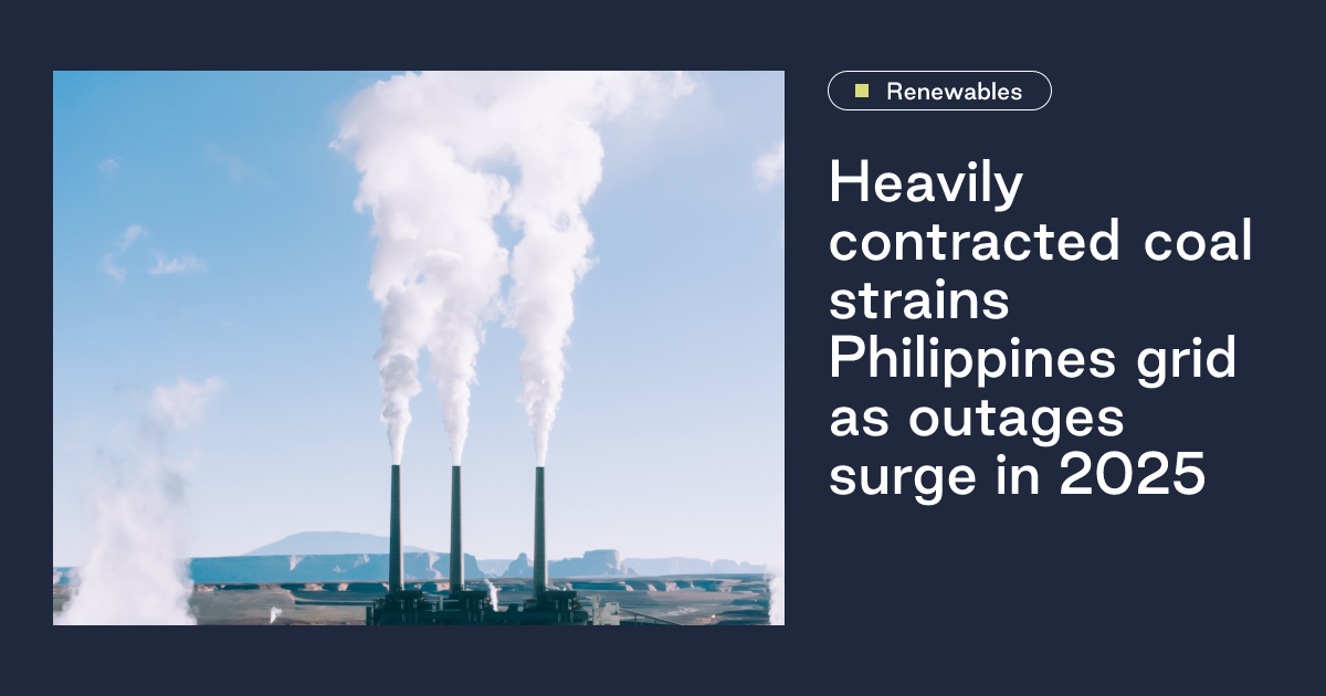 Heavily contracted coal strains Philippines grid as outages surge in 2025