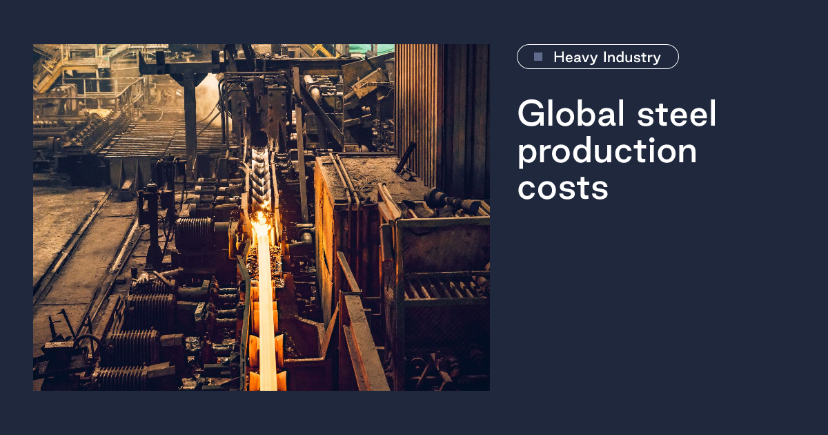 Report: Global steel production costs