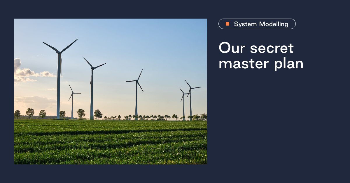 Our secret master plan