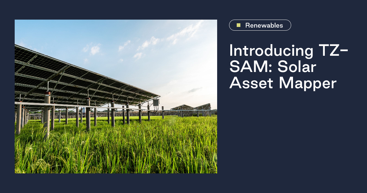 TZ-SAM | Solar Asset Mapper dataset release