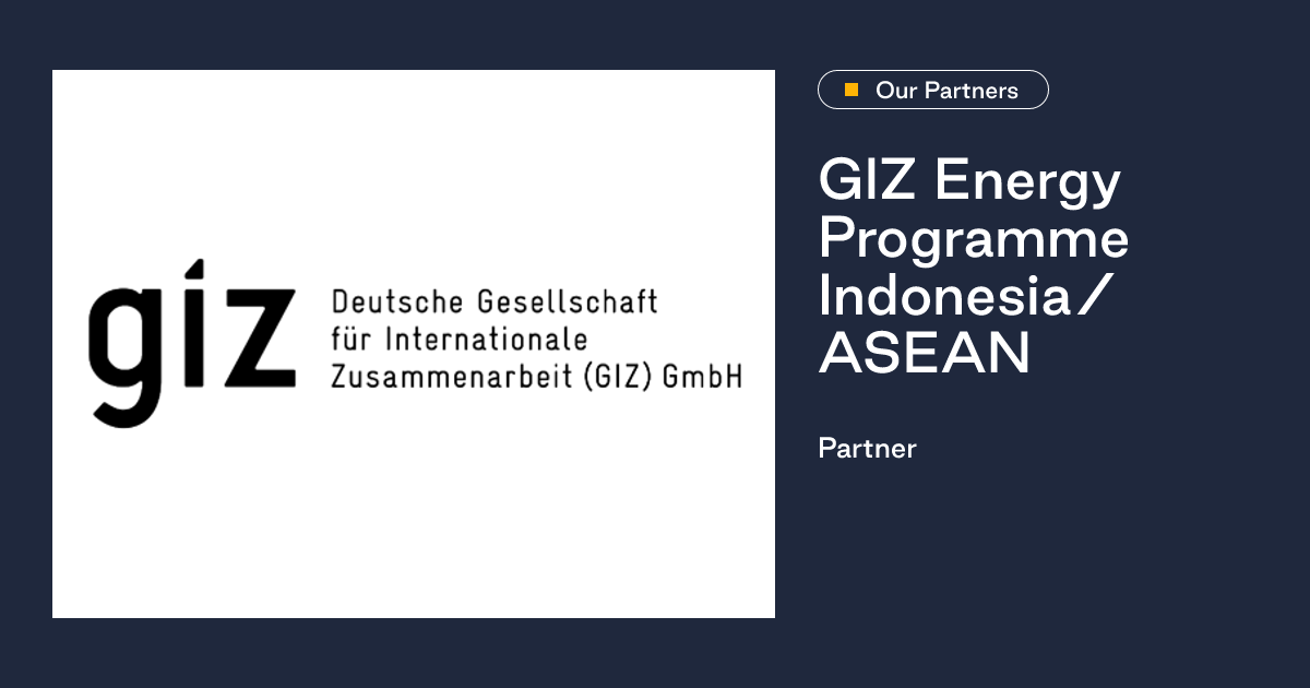 GIZ Energy Programme Indonesia/ASEAN